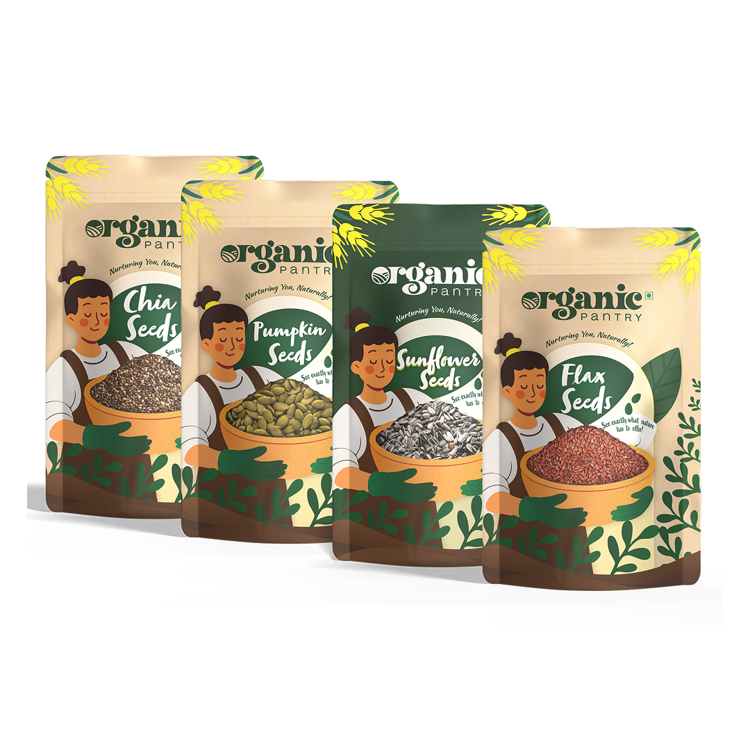 Organic Pantry Power Snack Pack | Trail & Seeds Mix for Clean Energy